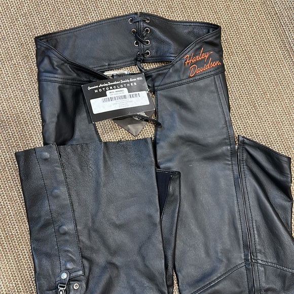 Harley-Davidson | Pants & Jumpsuits | Harley Davidson Leather Chaps ...